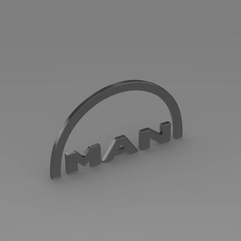 Man Logo - 3D Model by Creative Idea Studio