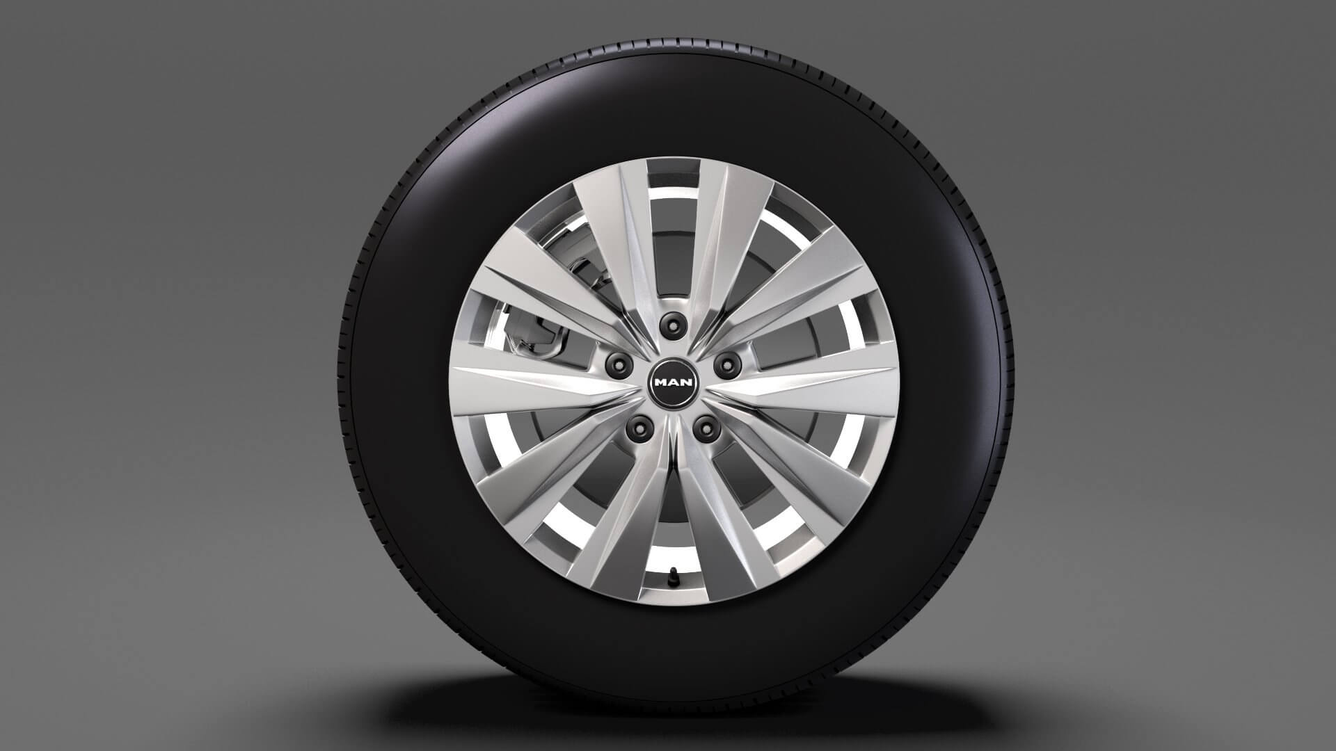 MAN TGE Van 2017 Wheel - 3D Model by Creative Idea Studio