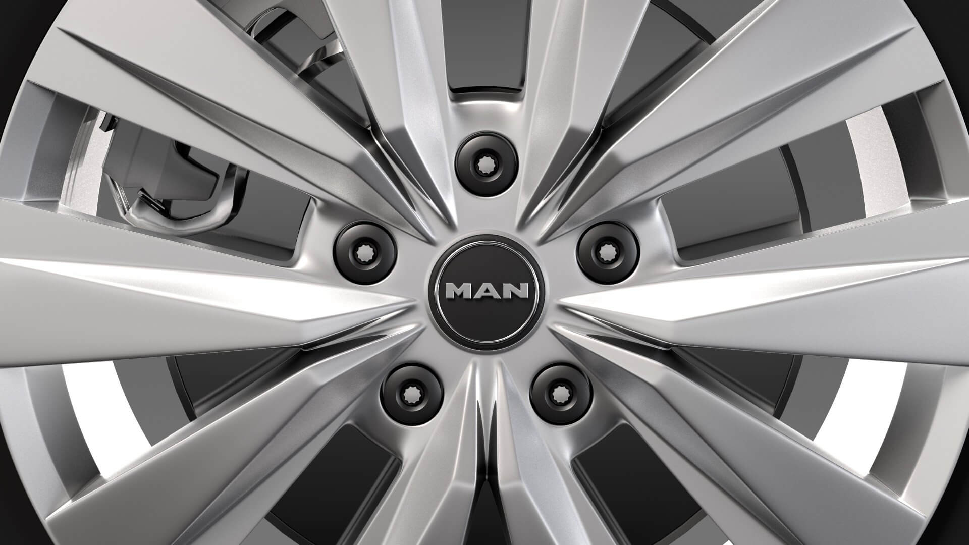 MAN TGE Van 2017 Wheel - 3D Model by Creative Idea Studio