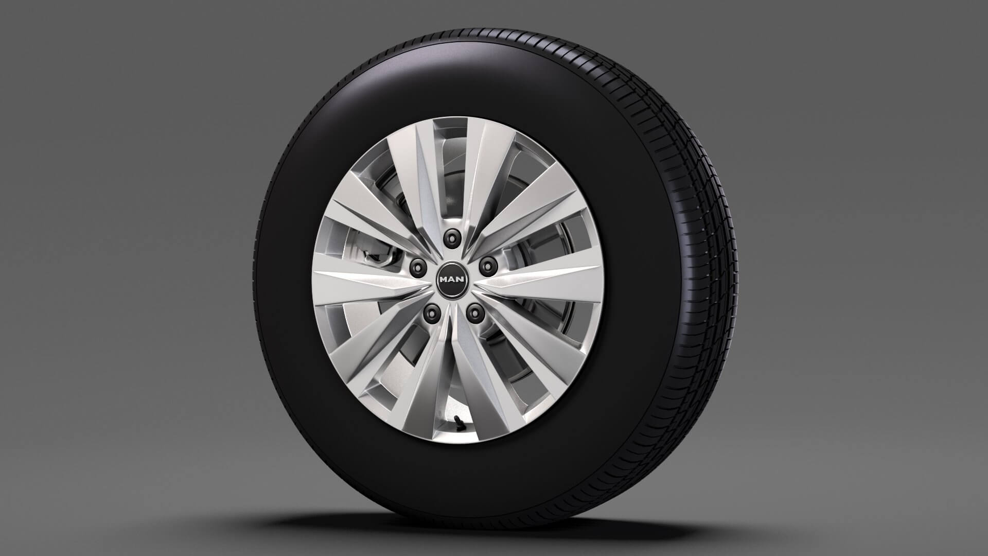 MAN TGE Van 2017 Wheel - 3D Model by Creative Idea Studio