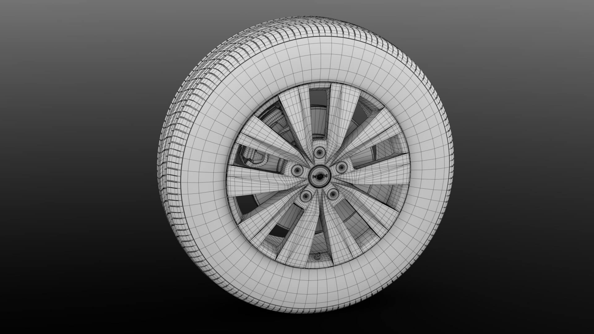 MAN TGE Van 2017 Wheel - 3D Model by Creative Idea Studio