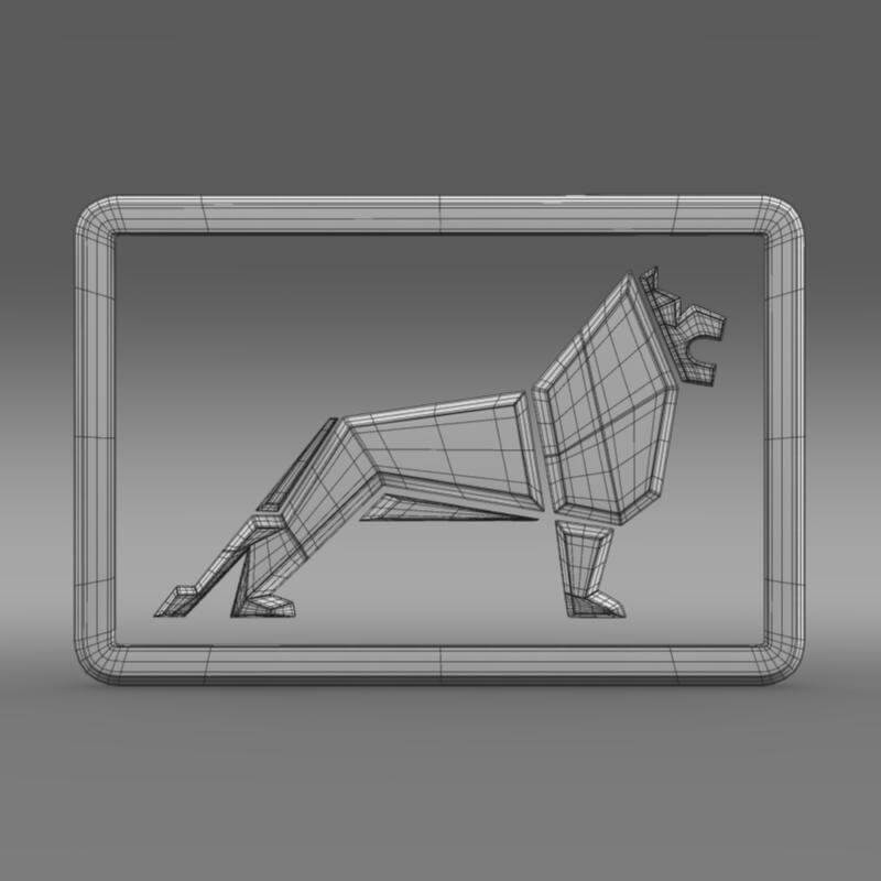 Man Logo - 3D Model by Creative Idea Studio