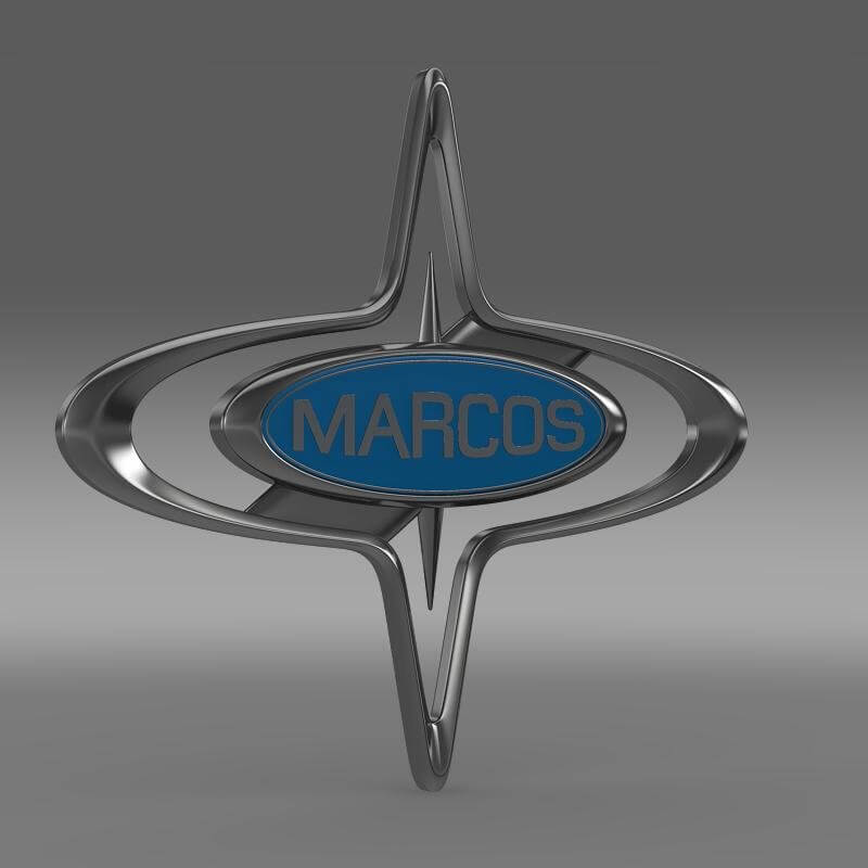 Marcos Logo - 3D Model by Creative Idea Studio