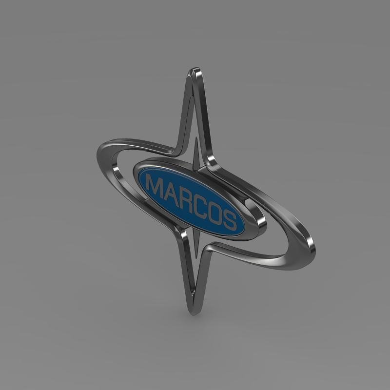 Marcos Logo - 3D Model by Creative Idea Studio