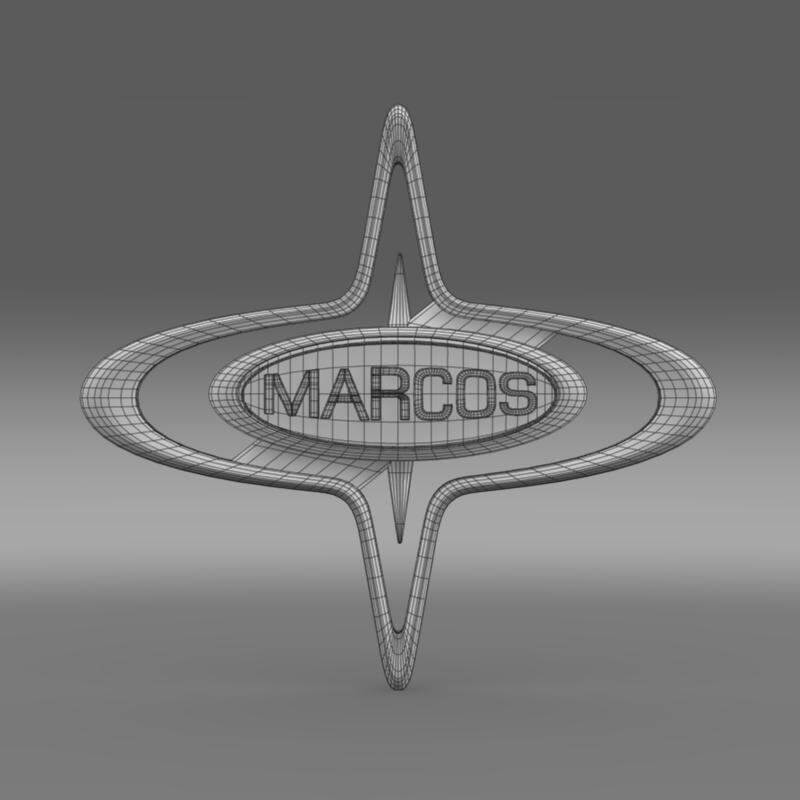 Marcos Logo - 3D Model by Creative Idea Studio