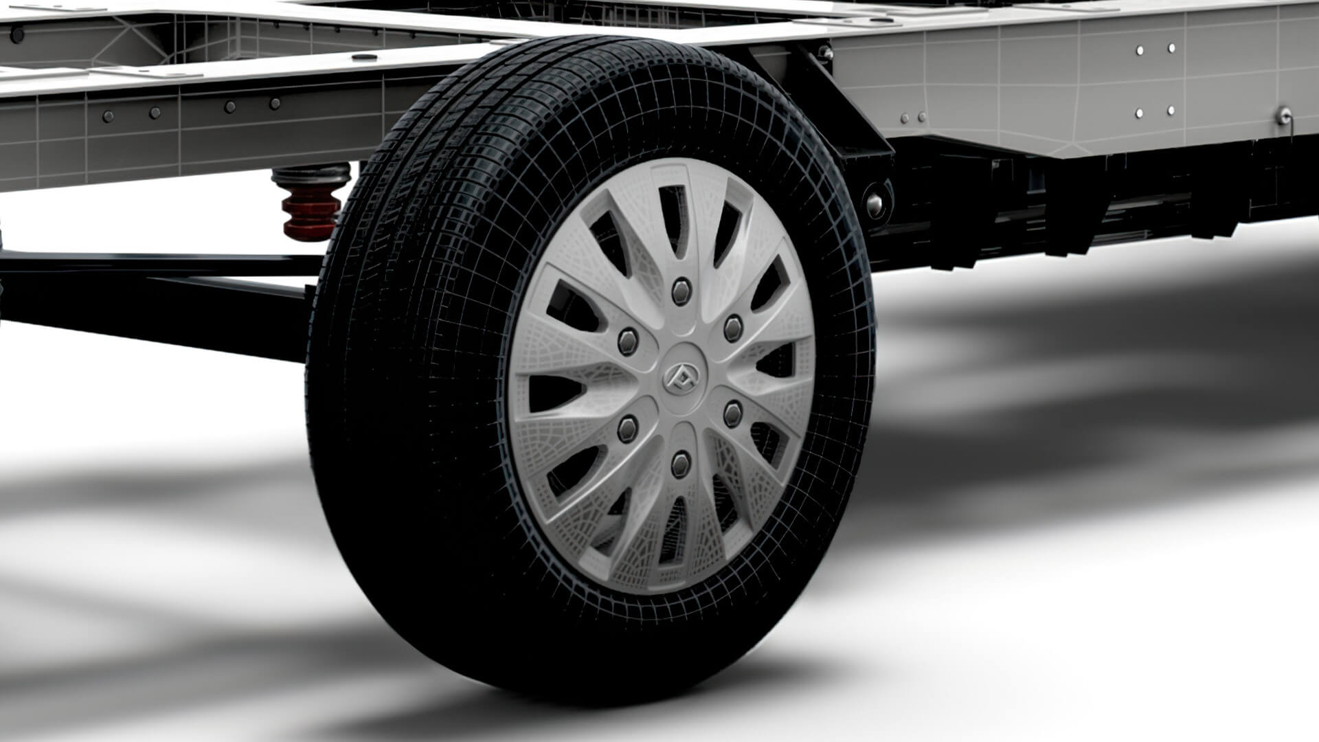 Maxus Deliver 9 Chassis 2022 Wheel - 3D Model by Creative Idea Studio