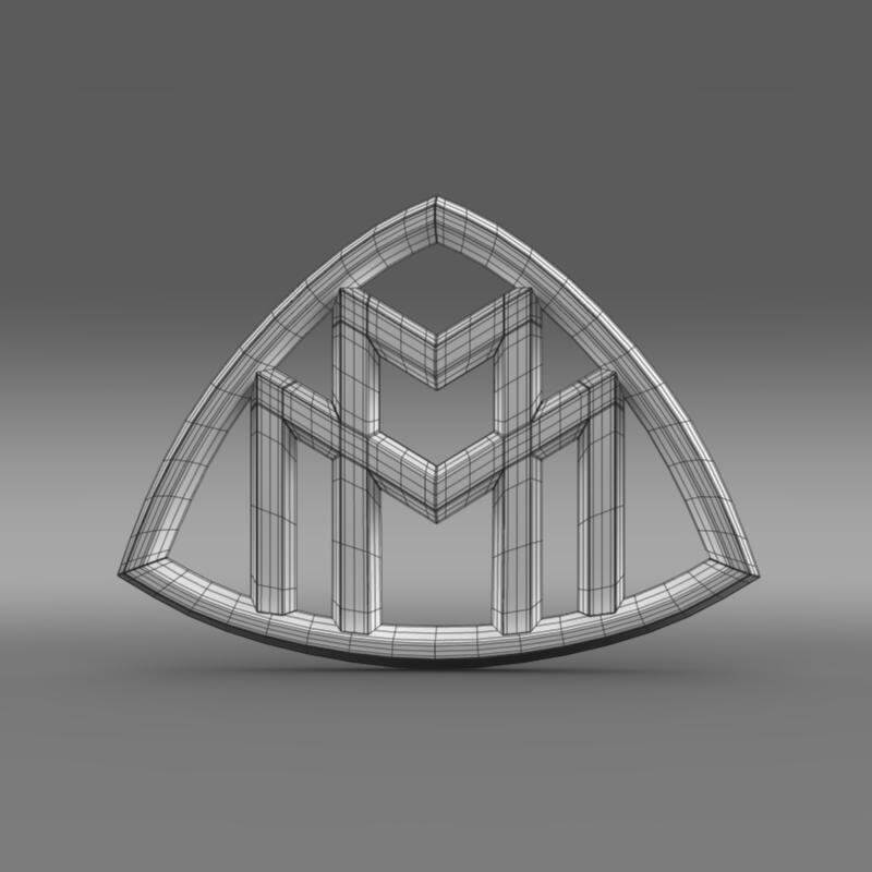 Maybach Logo - 3D Model by Creative Idea Studio