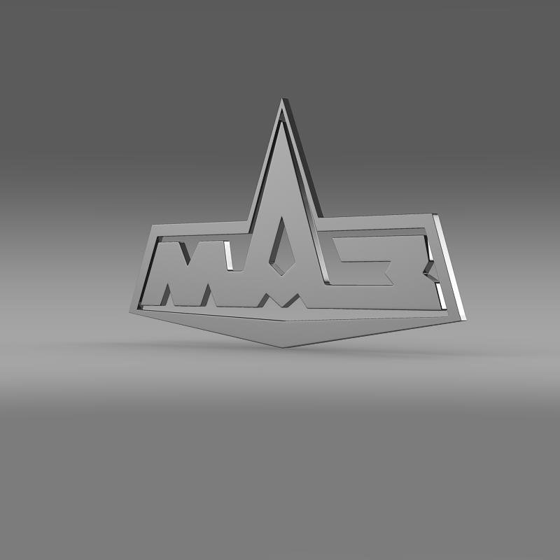 MAZ Logo - 3D Model by Creative Idea Studio