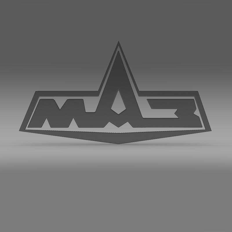 MAZ Logo - 3D Model by Creative Idea Studio