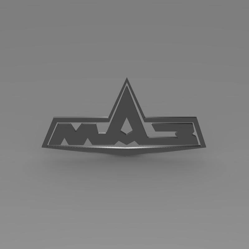 MAZ Logo - 3D Model by Creative Idea Studio
