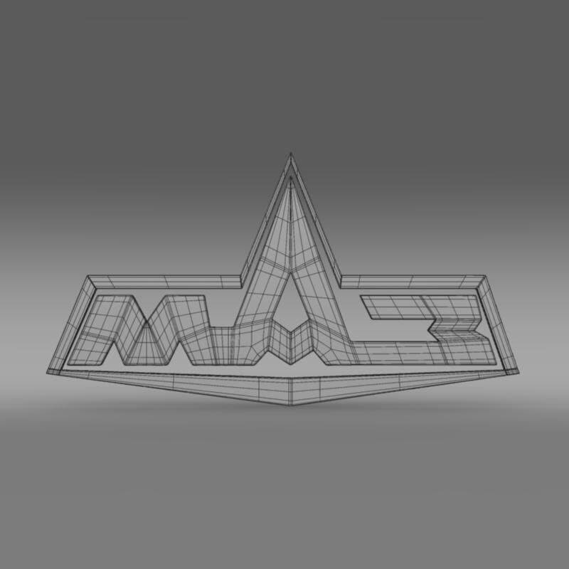 MAZ Logo - 3D Model by Creative Idea Studio