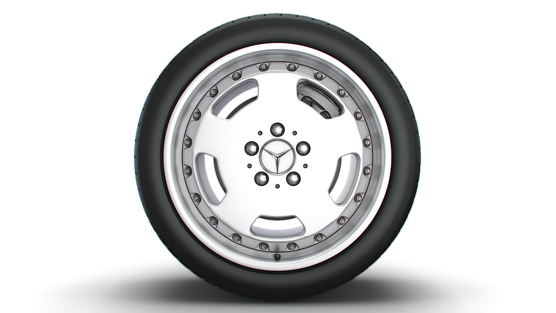 Mercedes Benz AMG Aero II Wheel - 3D Model by Creative Idea Studio