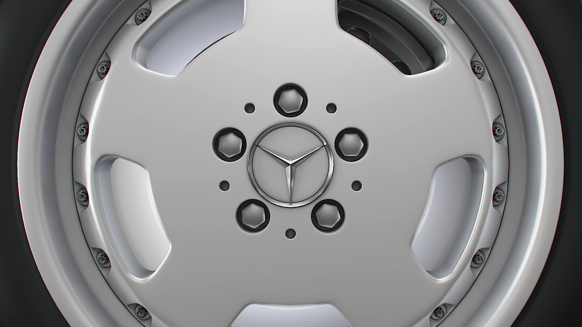 Mercedes Benz AMG Aero II Wheel - 3D Model by Creative Idea Studio