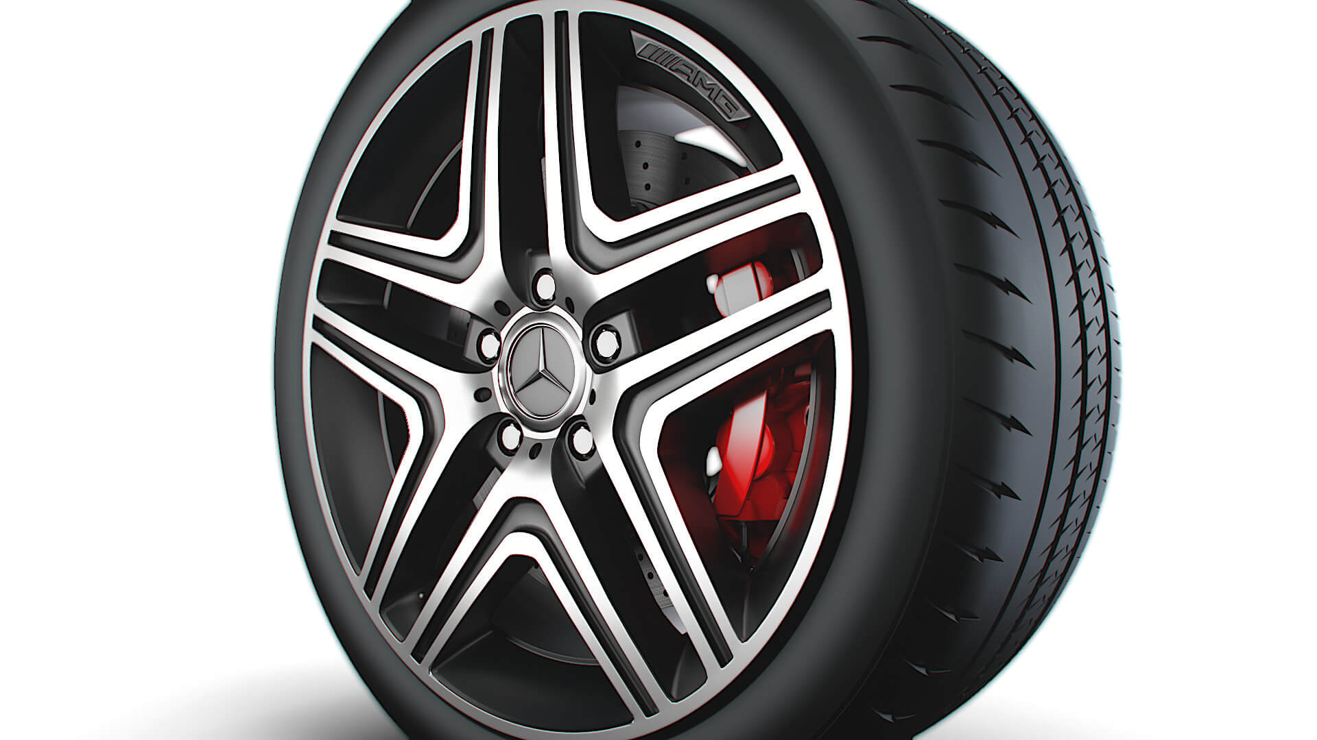 Mercedes Benz AMG G63 Wheel - 3D Model by Creative Idea Studio