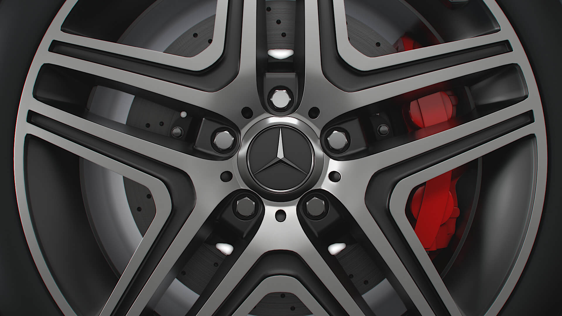 Mercedes Benz AMG G63 Wheel - 3D Model by Creative Idea Studio