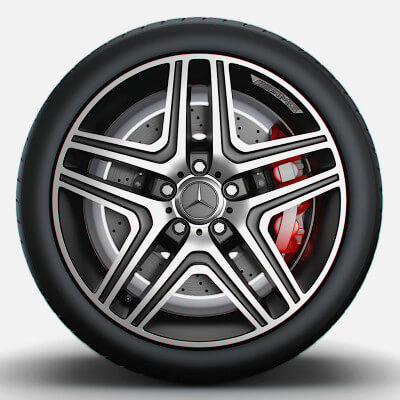 Mercedes Benz AMG G63 Wheel - 3D Model by Creative Idea Studio