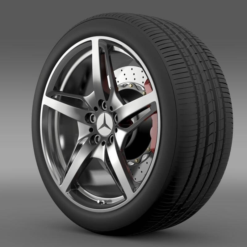 Mercedes Benz AMG GT S Wheel - 3D Model by Creative Idea Studio