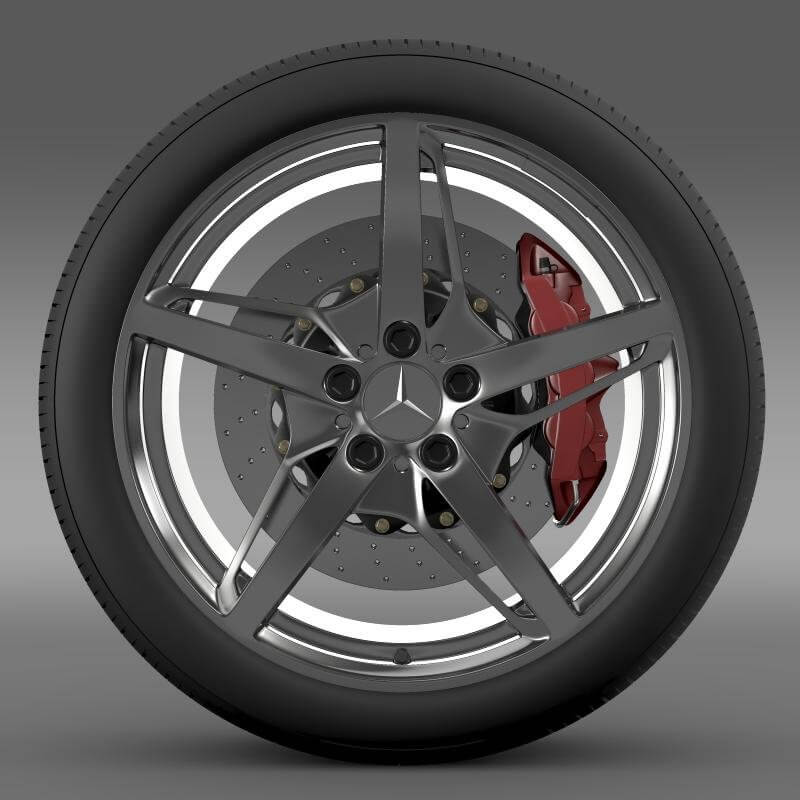 Mercedes Benz AMG GT S Wheel - 3D Model by Creative Idea Studio