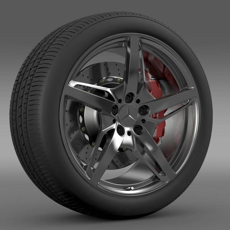 Mercedes Benz AMG GT S Wheel - 3D Model by Creative Idea Studio