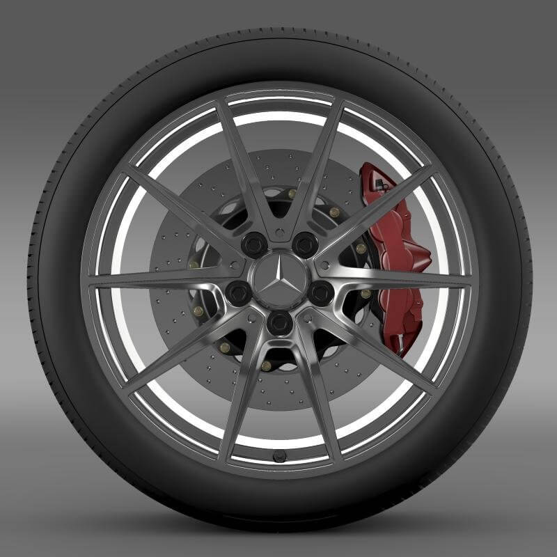 Mercedes Benz AMG GT Wheel - 3D Model by Creative Idea Studio