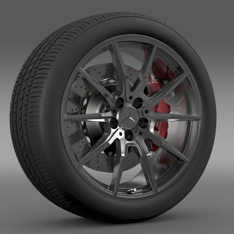 Mercedes Benz AMG GT Wheel - 3D Model by Creative Idea Studio