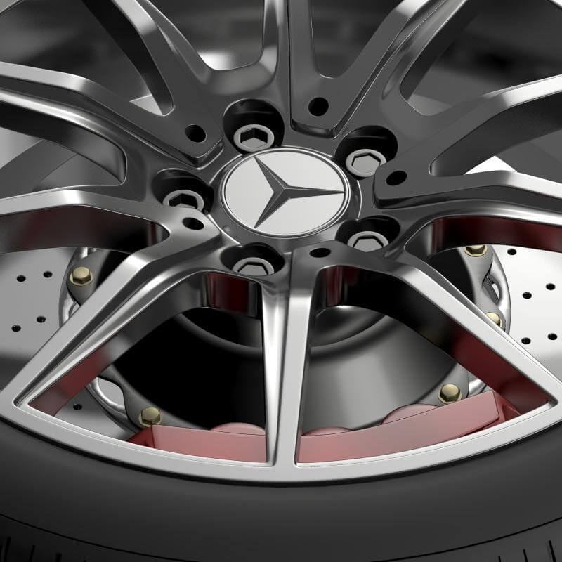 Mercedes Benz AMG GT Wheel - 3D Model by Creative Idea Studio