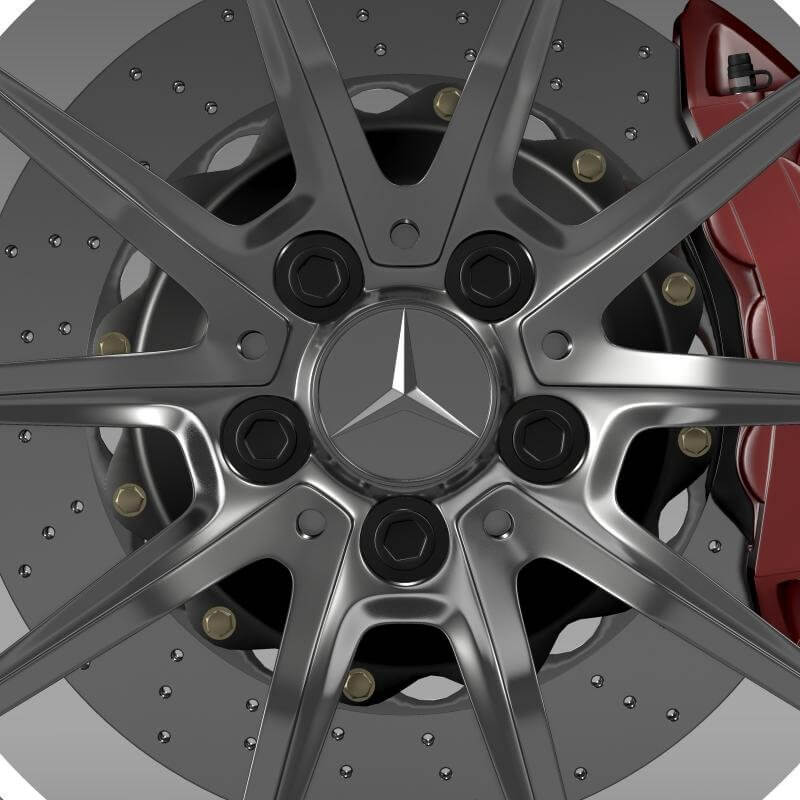 Mercedes Benz AMG GT Wheel - 3D Model by Creative Idea Studio