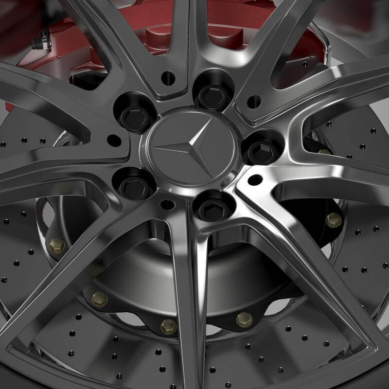 Mercedes Benz AMG GT Wheel - 3D Model by Creative Idea Studio