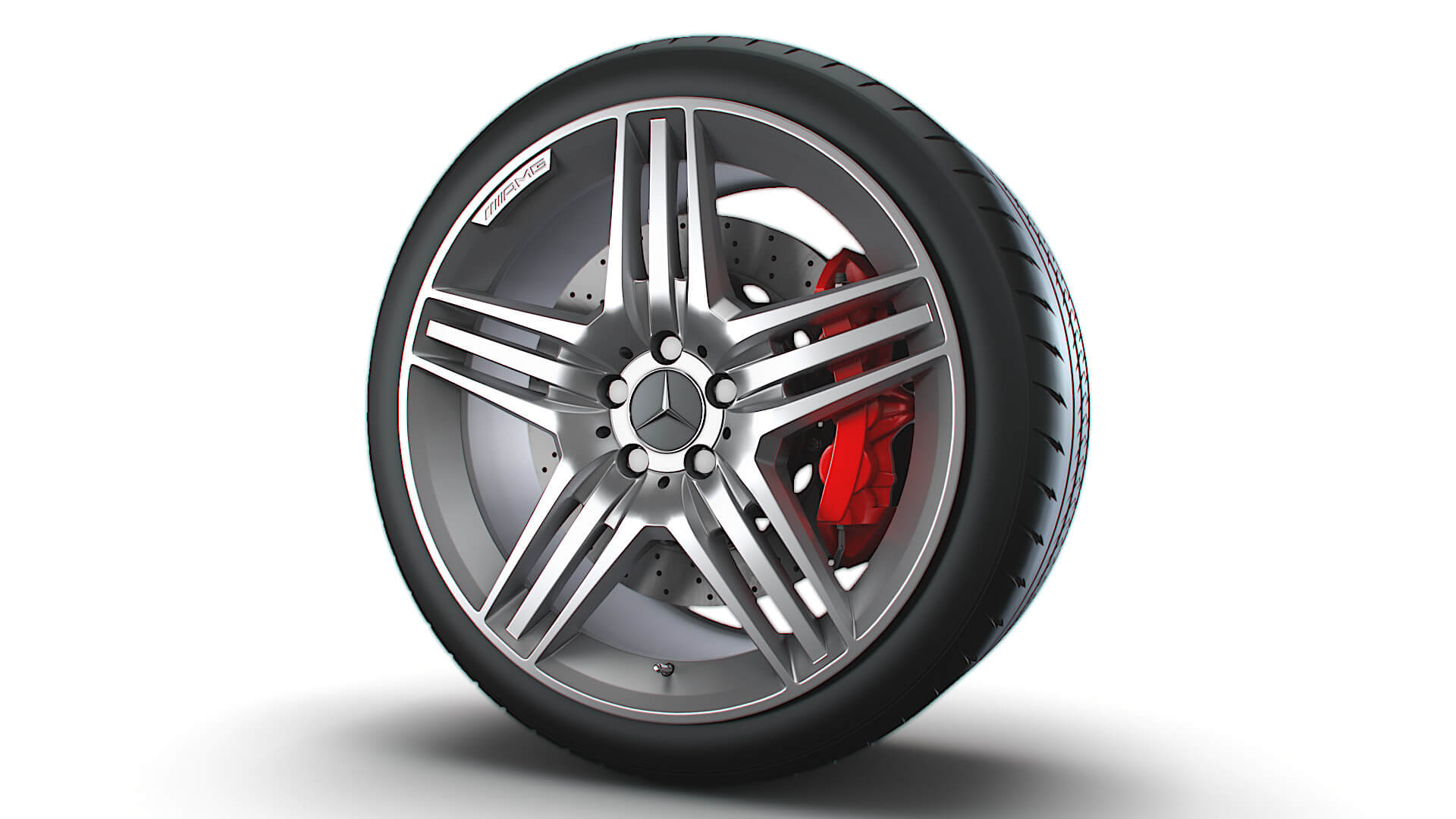Mercedes Benz AMG Wheel - 3D Model by Creative Idea Studio