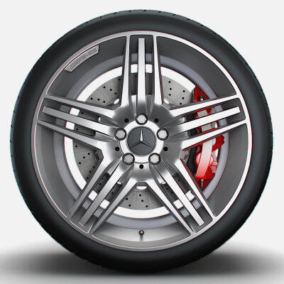 Mercedes Benz AMG Wheel - 3D Model by Creative Idea Studio