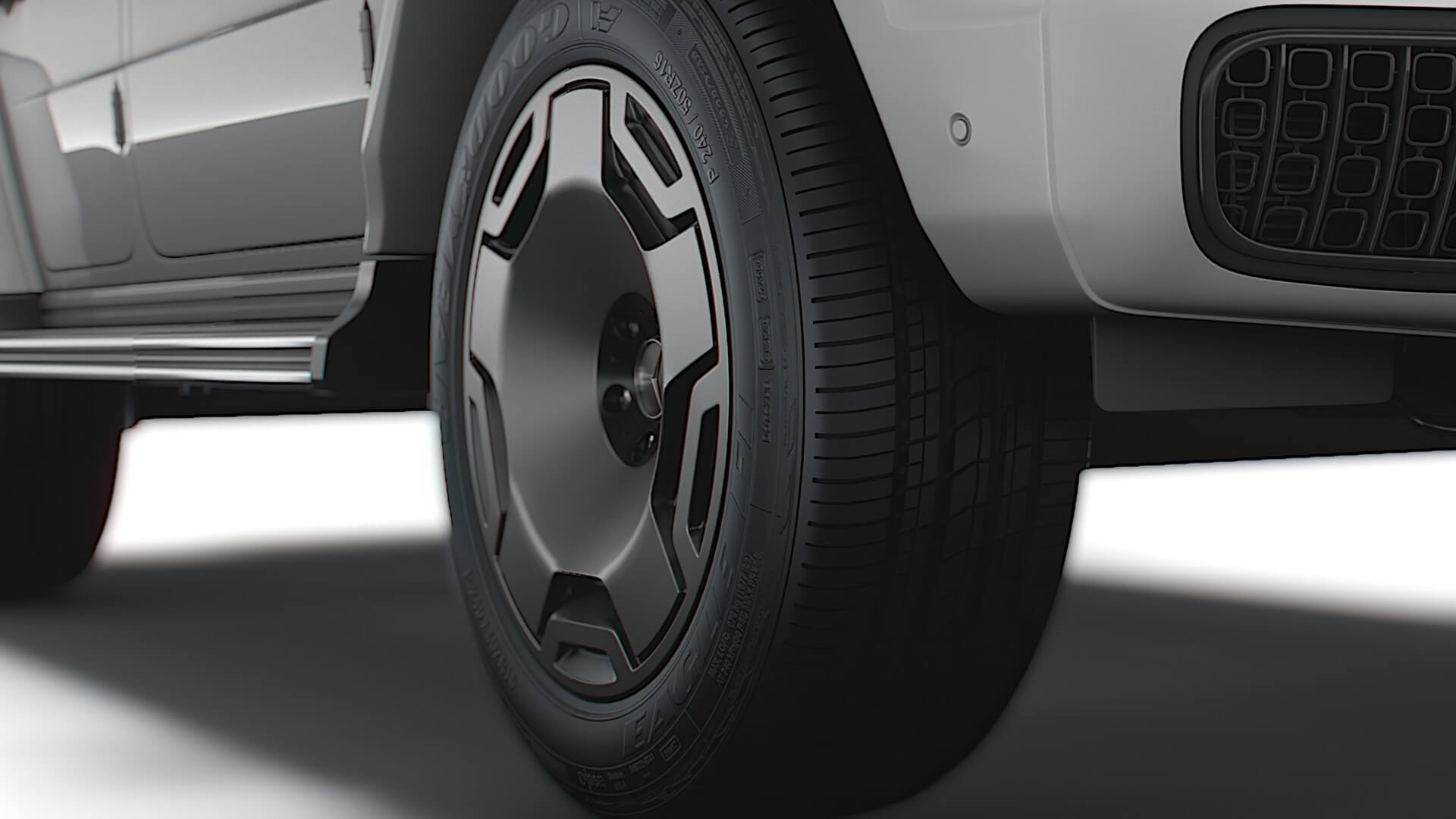 Mercedes Benz Concept EQG 2022 Wheel - 3D Model by Creative Idea Studio