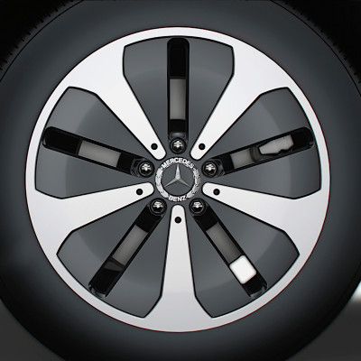 Mercedes Benz EQV Cargo Van 2021 Wheel - 3D Model by Creative Idea Studio