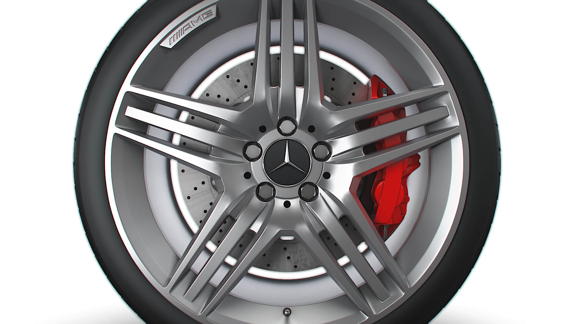 Mercedes Benz Maxilite Wheel - 3D Model by Creative Idea Studio