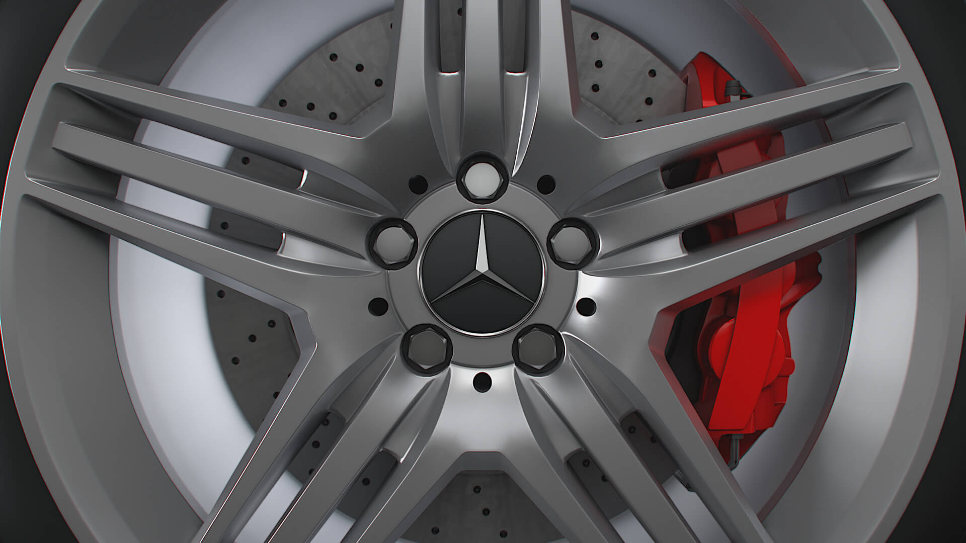 Mercedes Benz Maxilite Wheel - 3D Model by Creative Idea Studio