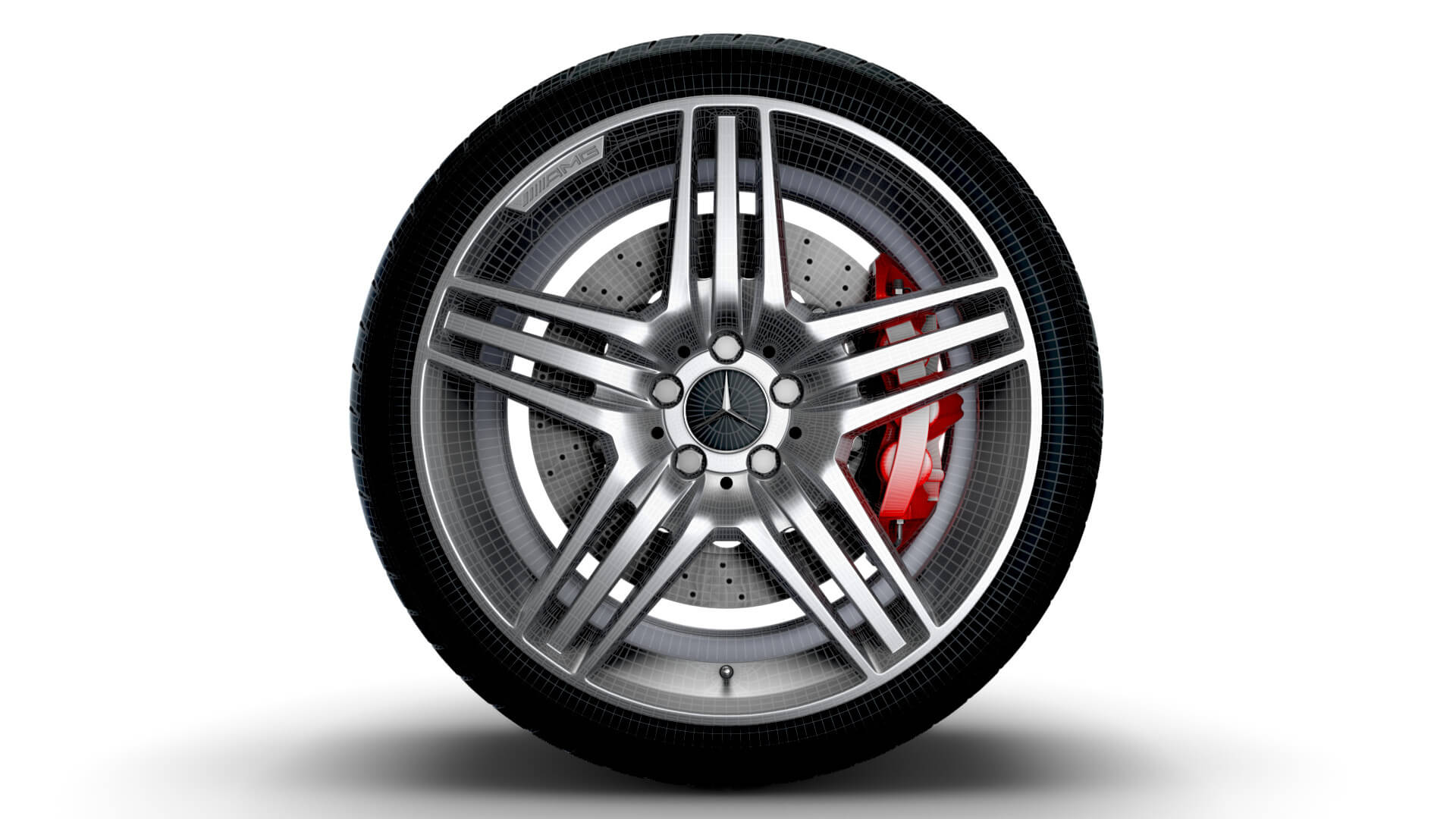 Mercedes Benz Maxilite Wheel - 3D Model by Creative Idea Studio