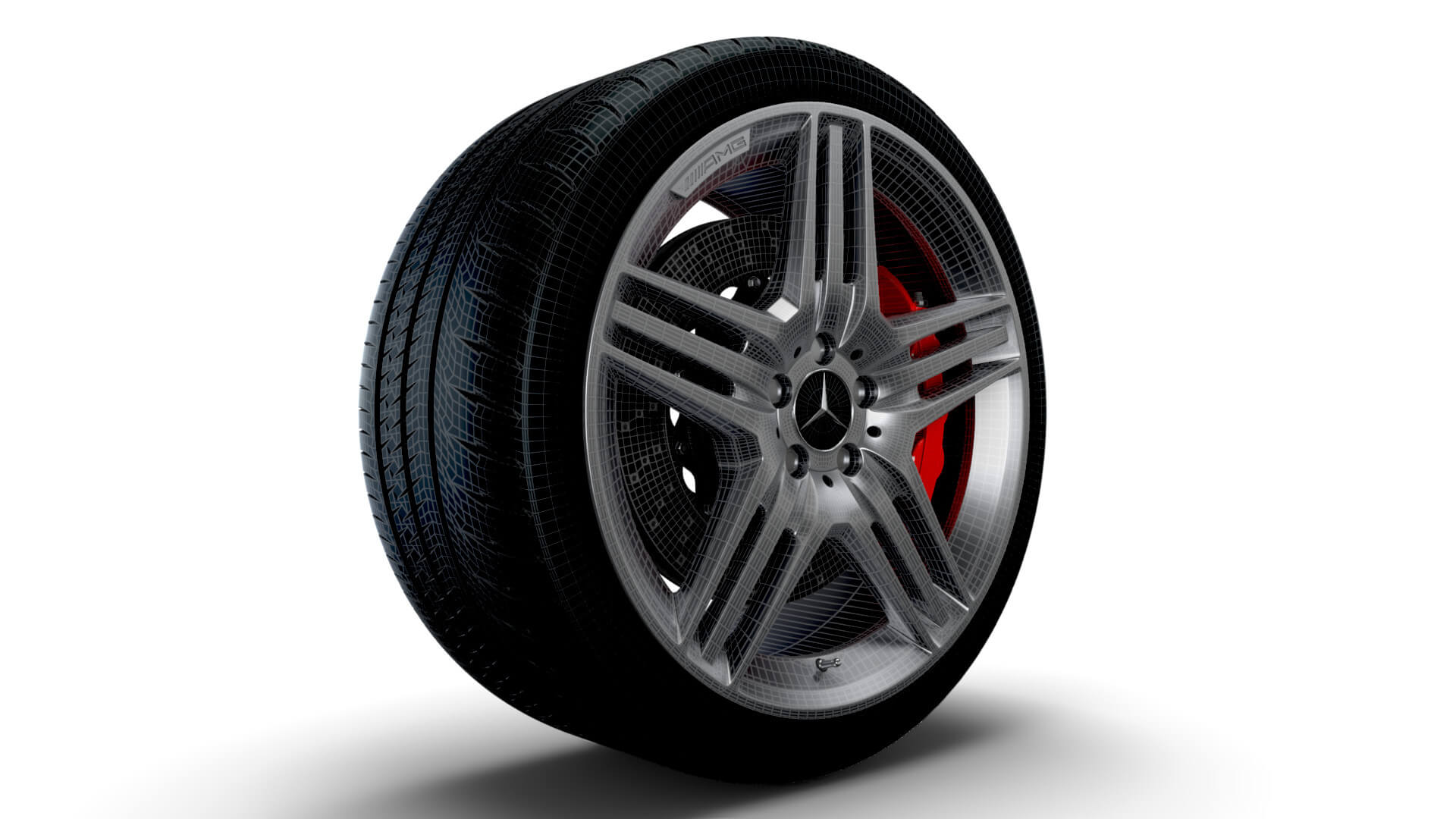 Mercedes Benz Maxilite Wheel - 3D Model by Creative Idea Studio