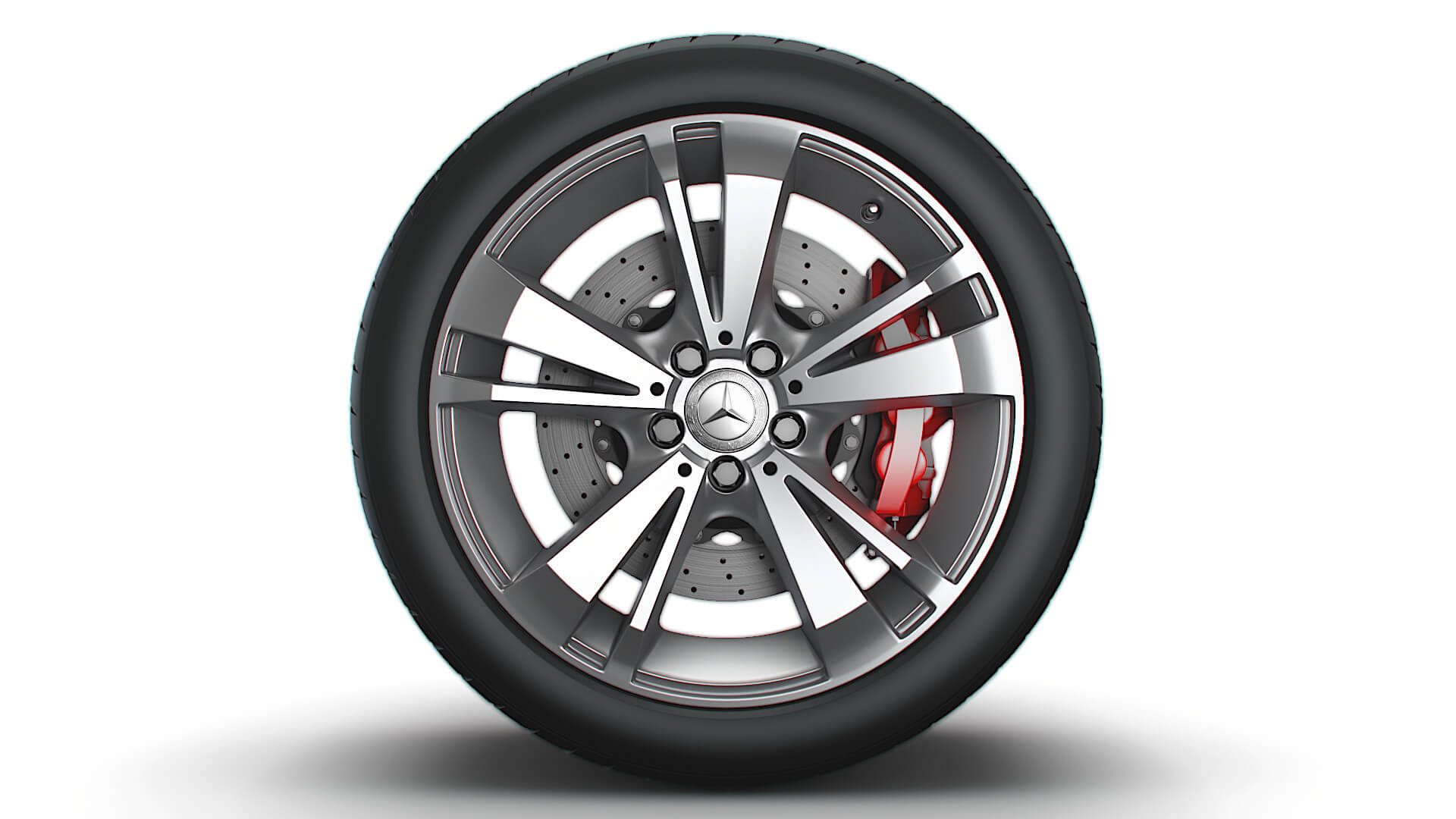 Mercedes Benz OEM Wheel - 3D Model by Creative Idea Studio