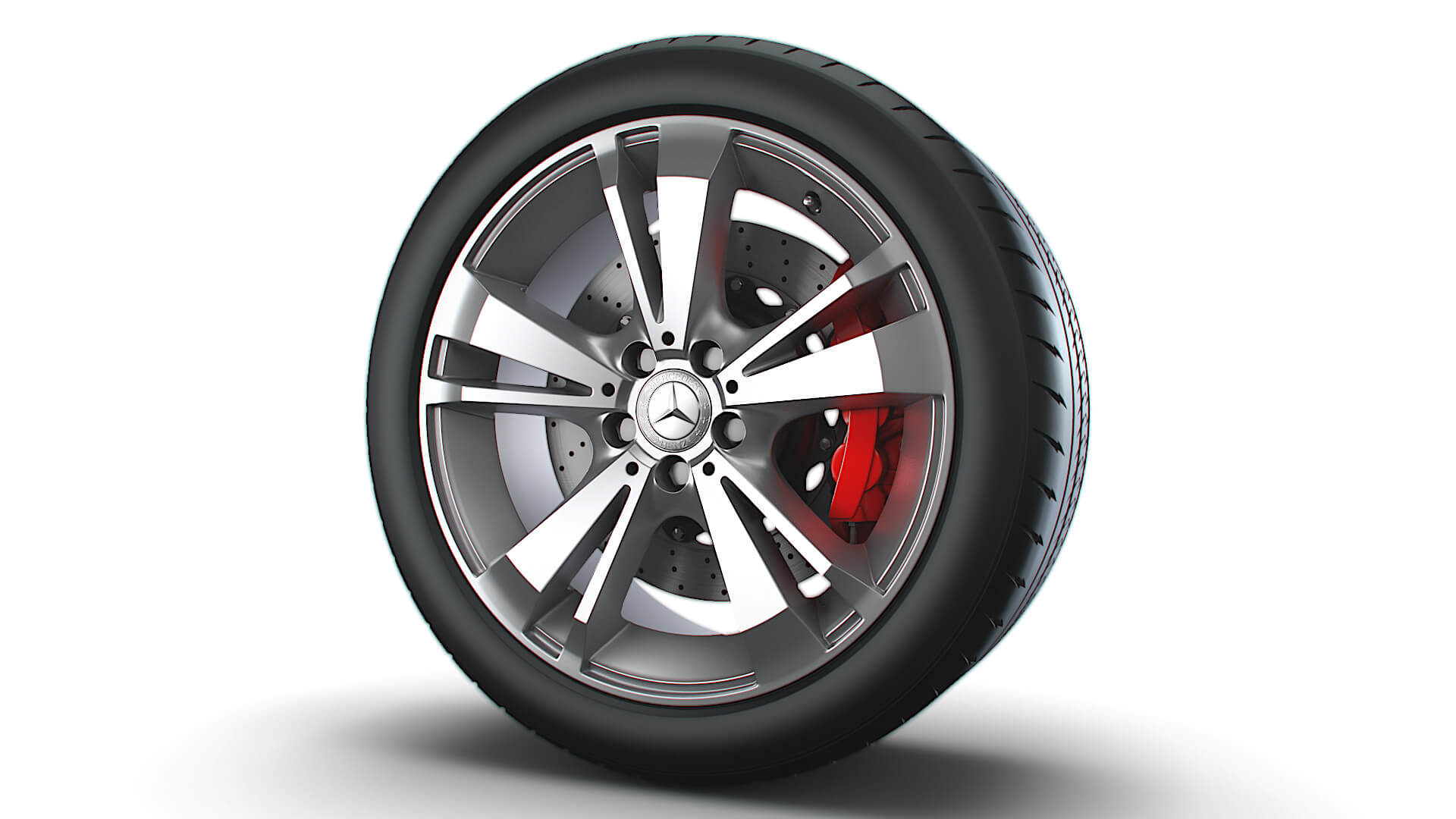 Mercedes Benz OEM Wheel - 3D Model by Creative Idea Studio