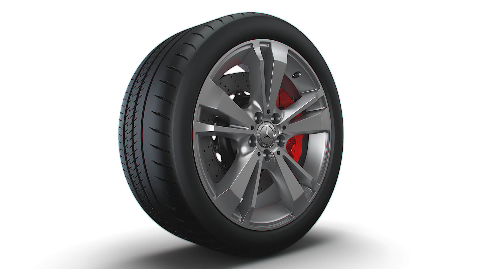 Mercedes Benz OEM Wheel - 3D Model by Creative Idea Studio