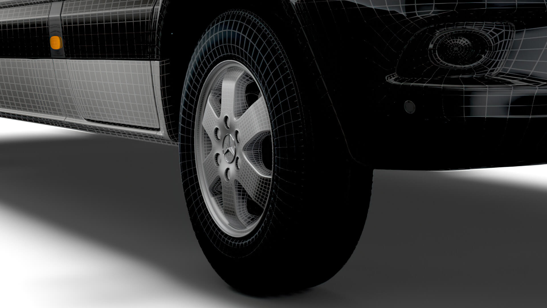 Mercedes Benz Sprinter Van 2018 Wheel - 3D Model by Creative Idea Studio