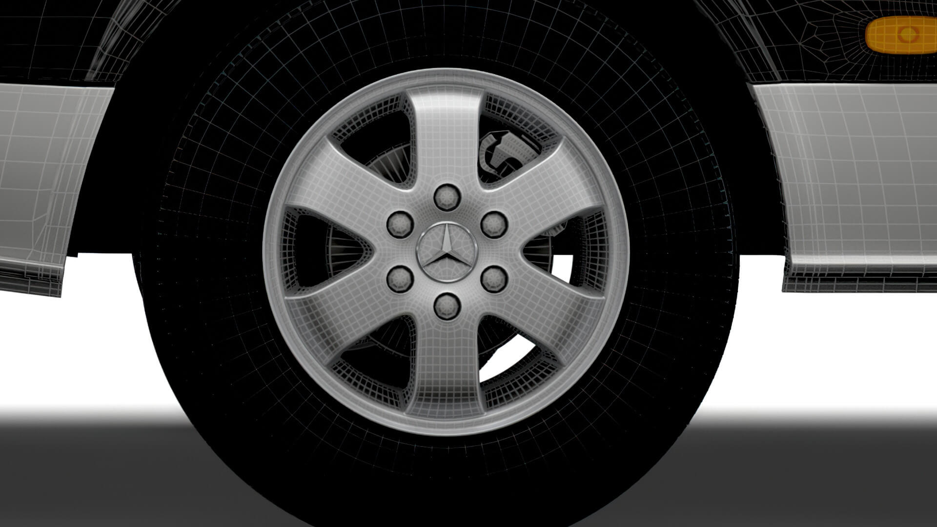Mercedes Benz Sprinter Van 2018 Wheel - 3D Model by Creative Idea Studio
