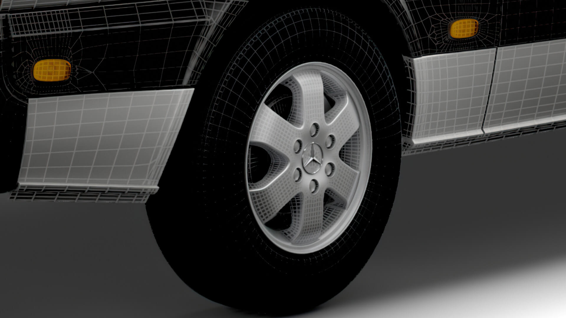 Mercedes Benz Sprinter Van 2018 Wheel - 3D Model by Creative Idea Studio