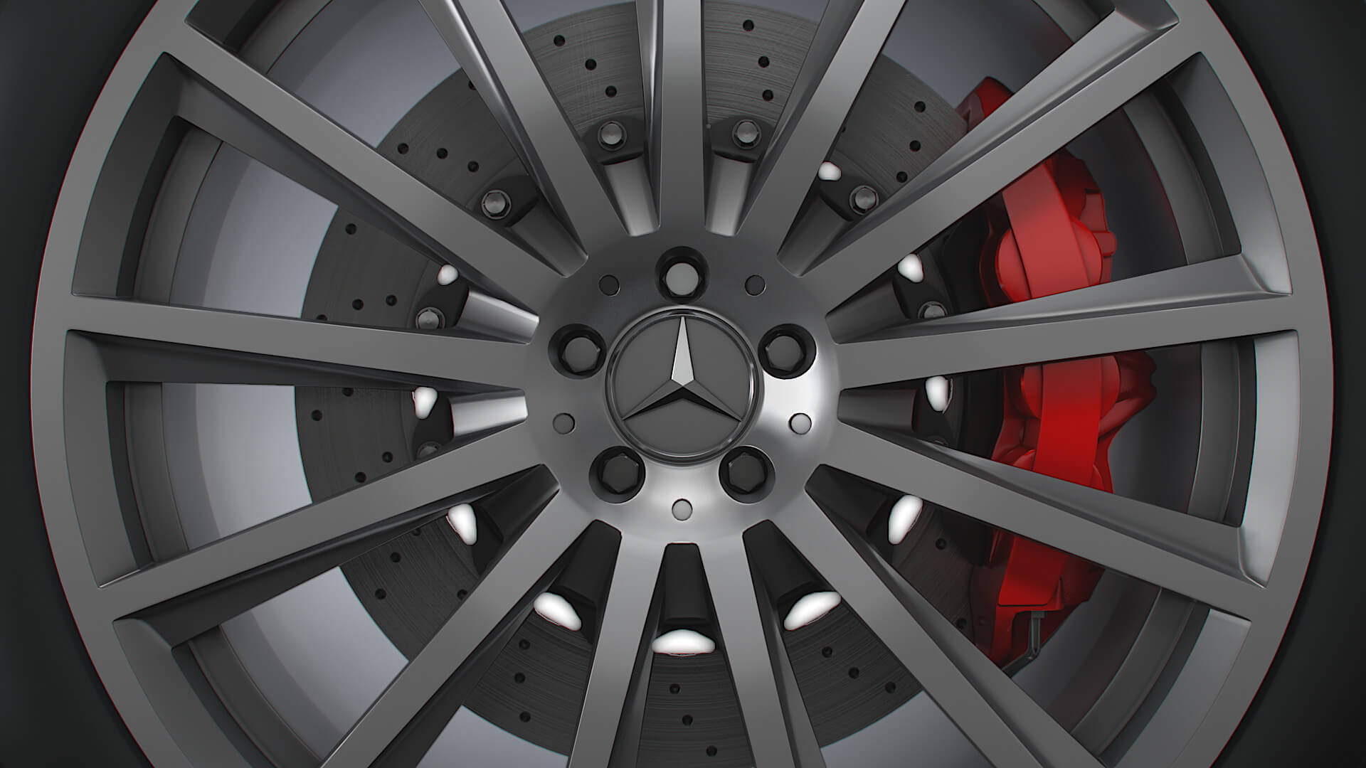 Mercedes GLE 130 Wheel - 3D Model by Creative Idea Studio