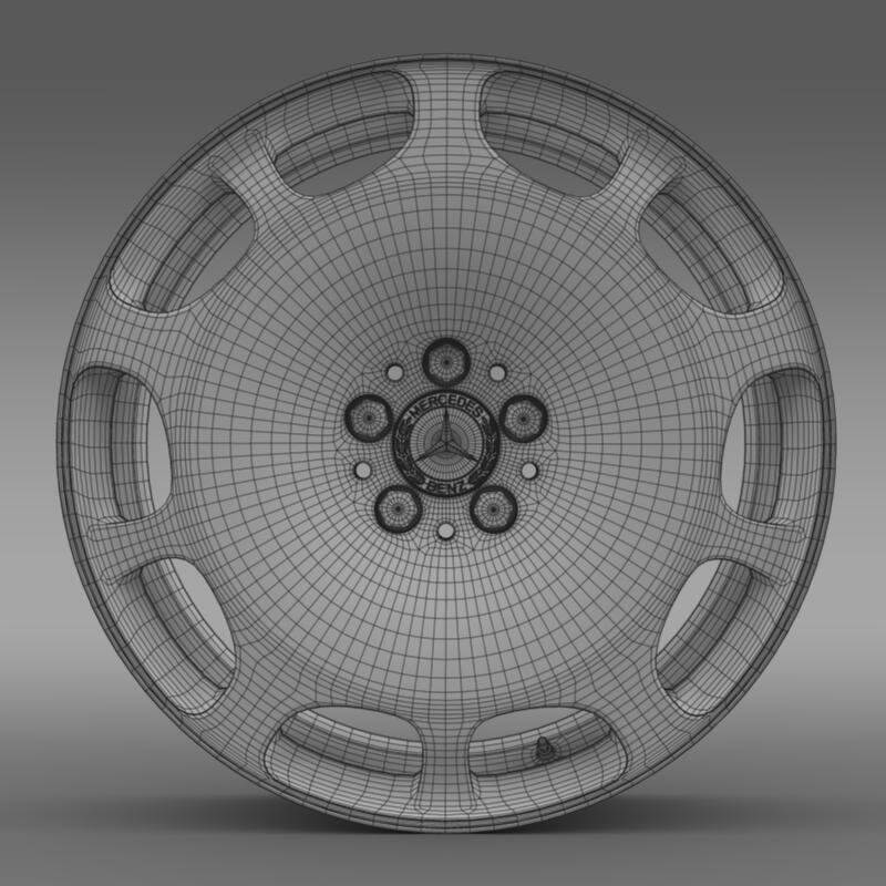 Mercedes Maybach Rim - 3D Model by Creative Idea Studio