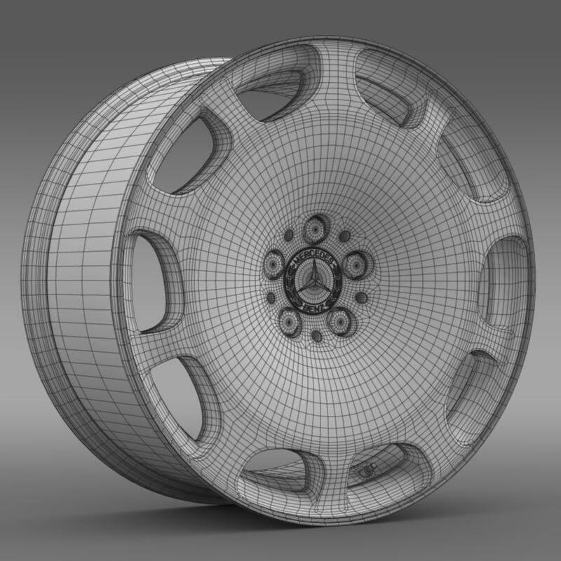 Mercedes Maybach Rim - 3D Model by Creative Idea Studio