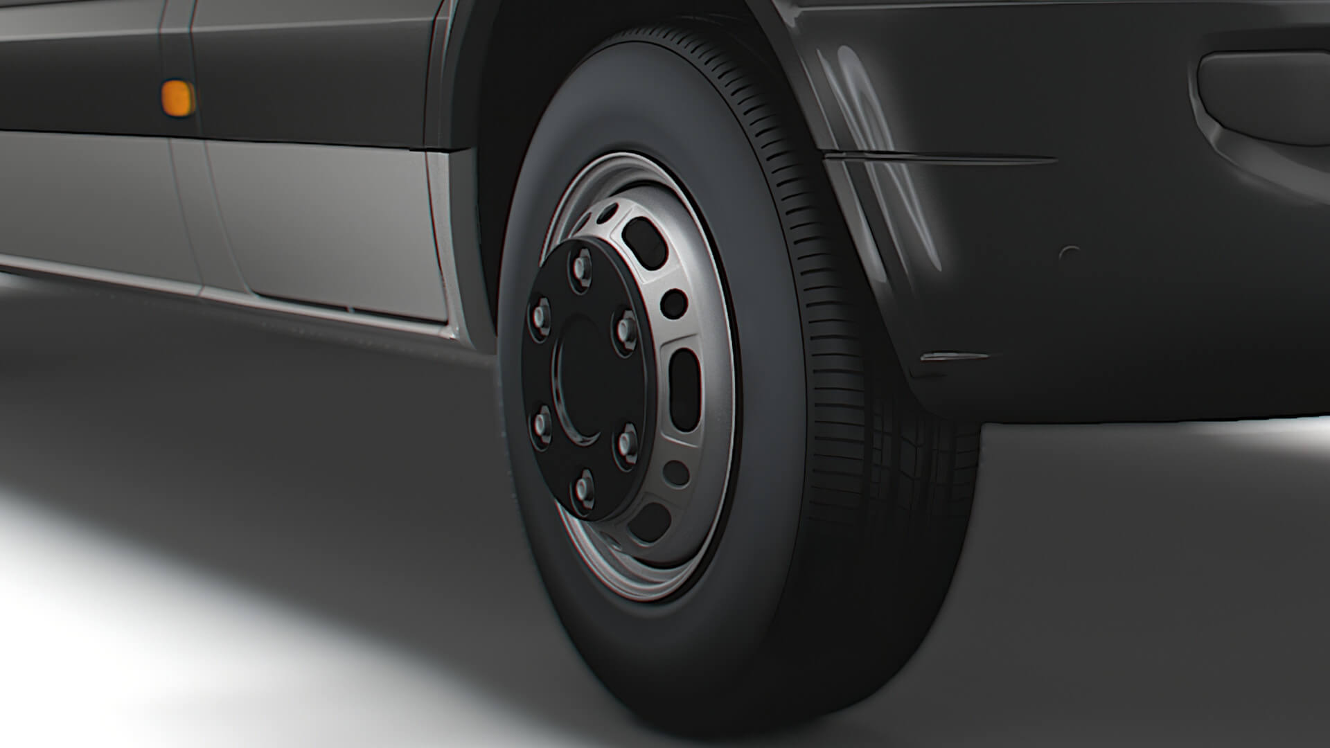 Mercedes Sprinter Cargo Van 2008 Wheel - 3D Model by Creative Idea Studio