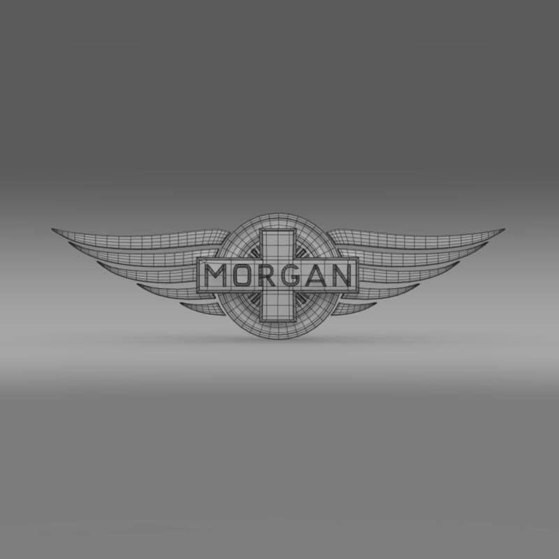 Morgan Logo - 3D Model by Creative Idea Studio