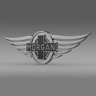 Morgan Logo - 3D Model by Creative Idea Studio