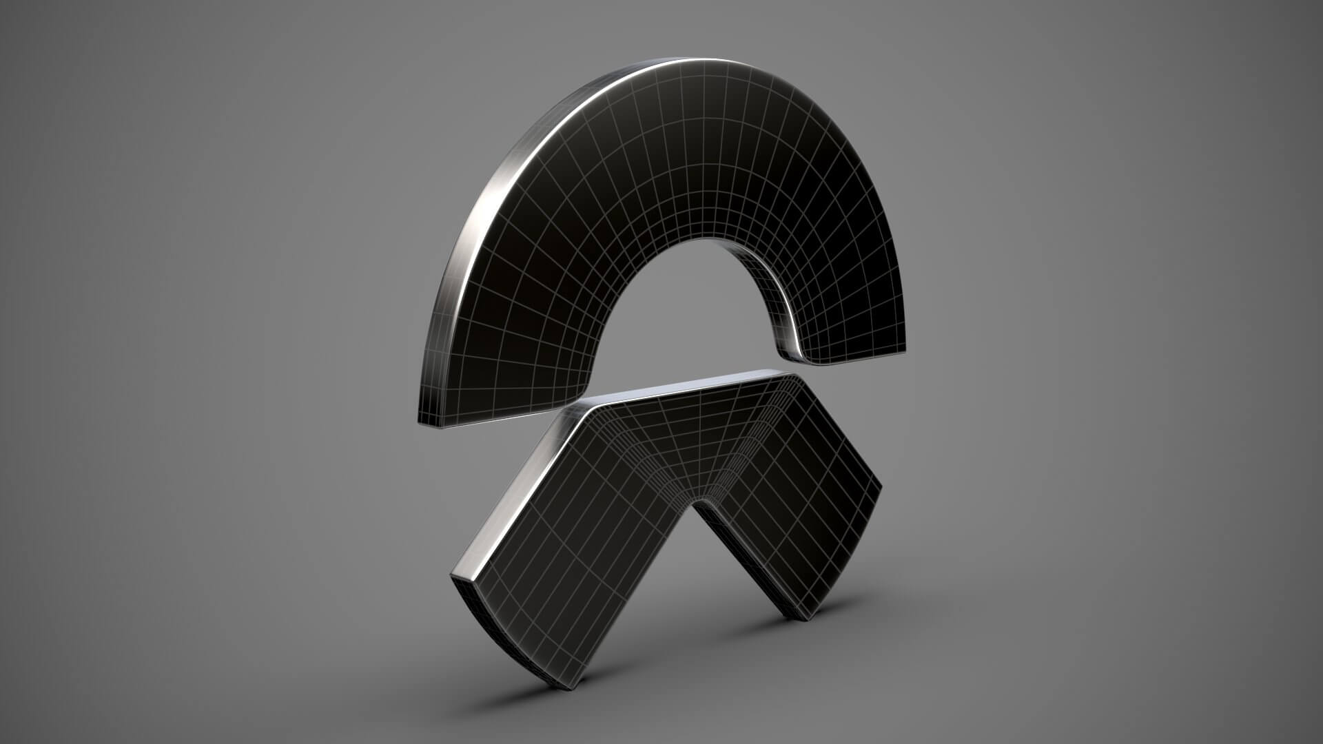 NIO Logo - 3D Model by Creative Idea Studio