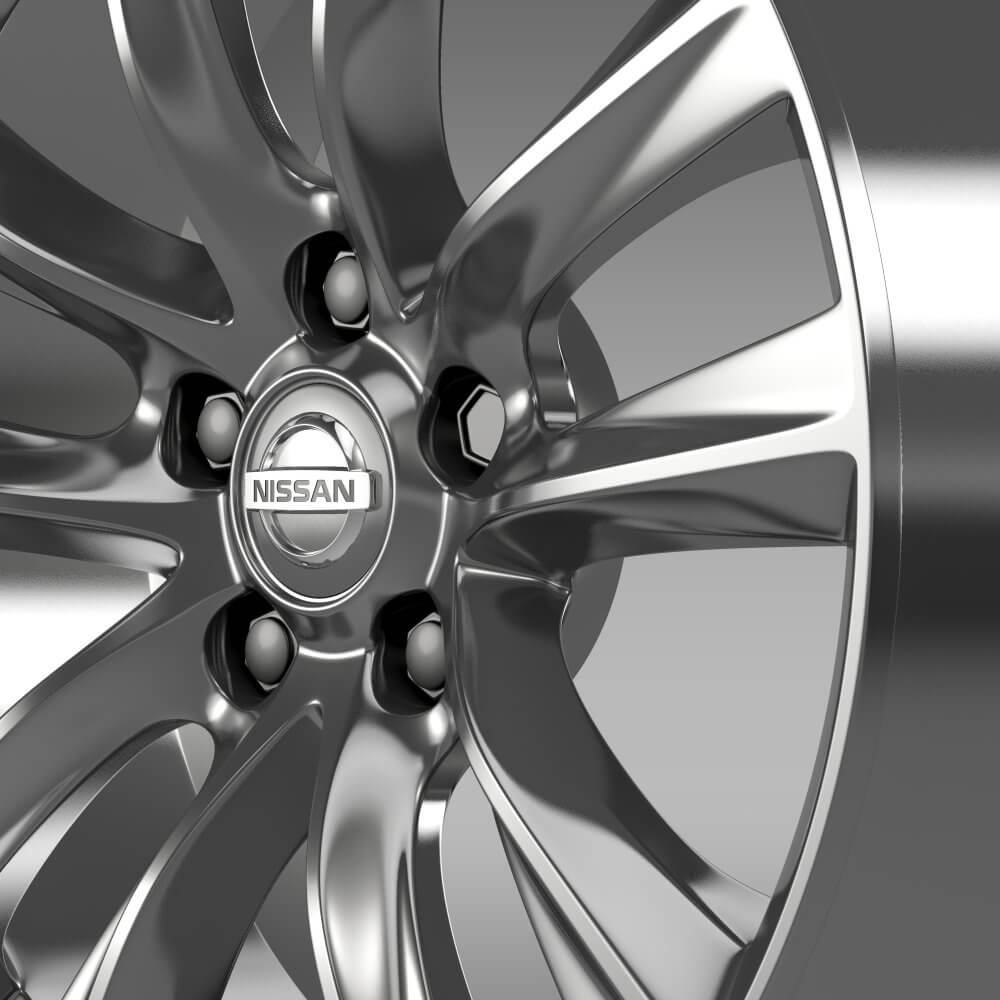 Nissan Fuga Hybrid Rim 2015 - 3D Model by Creative Idea Studio